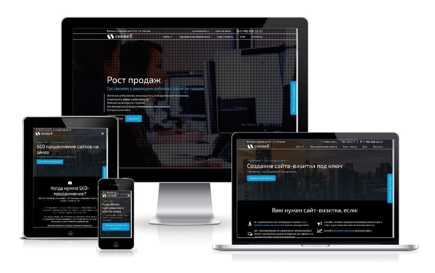 Affordable Business Card Website Design Services | Red-Snake Technology